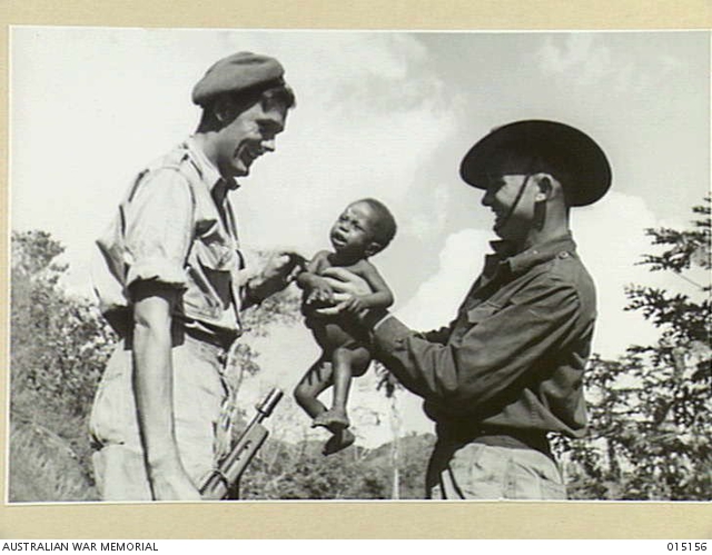 NEW GUINEA. WAU- MUBO AREA. SGT. KEITH WITHERS, OF LEEDERVILLE, W.A ...