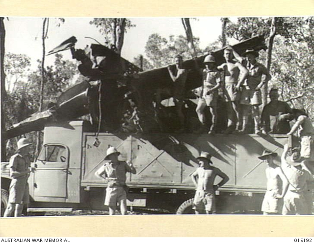 1943-07-06. NORTHERN AUSTRALIA. JAPANESE AIR RAID ON DARWIN ON 20 JUNE 1943. WHEN 22 ENEMY ...