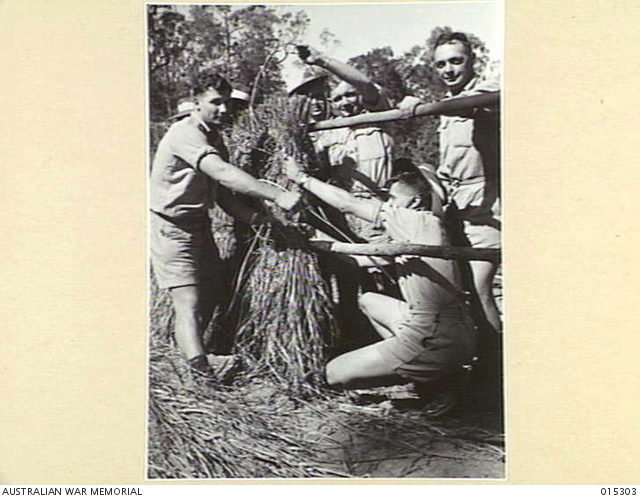 NINTH DIVISION A.I.F. AT A CAMP SOMEWHERE IN THE SOUTH WEST PACIFIC ...