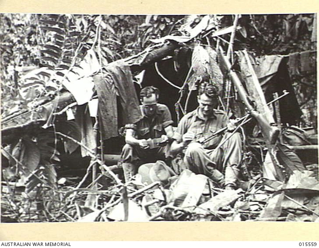 NEW GUINEA. MOUNT TAMBU FIGHTING. ON THIS FORWARD BASE FOR SUPPLIES THE ...