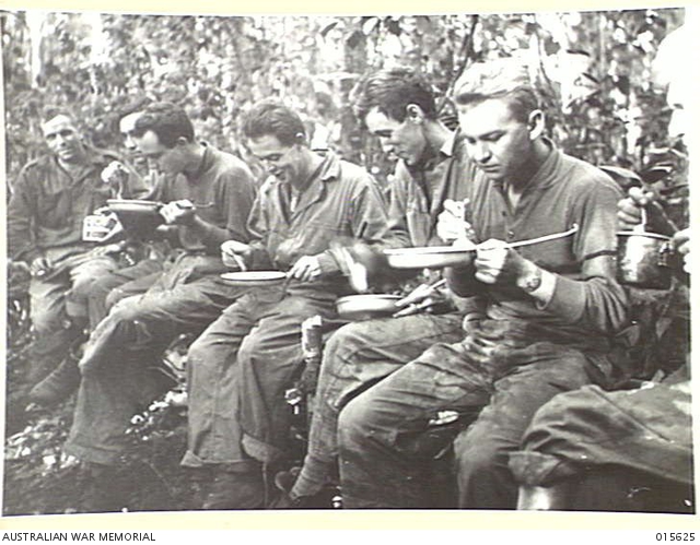 NEW GUINEA. STAFF OF A U.S. PORTABLE HOSPITAL ON MOUNT TAMBU HAVING ...
