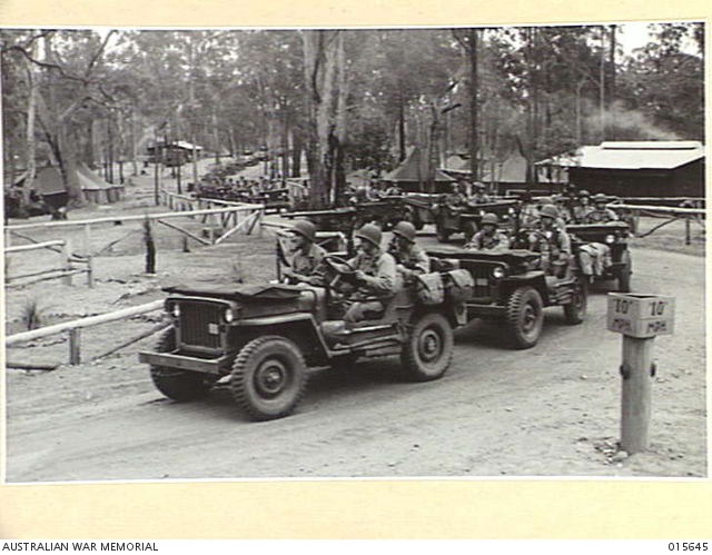 EASTERN AUSTRALIA. U.S. ARMY MANOEUVRES. AMERICAN MOTORISED INFANTRY ON ...