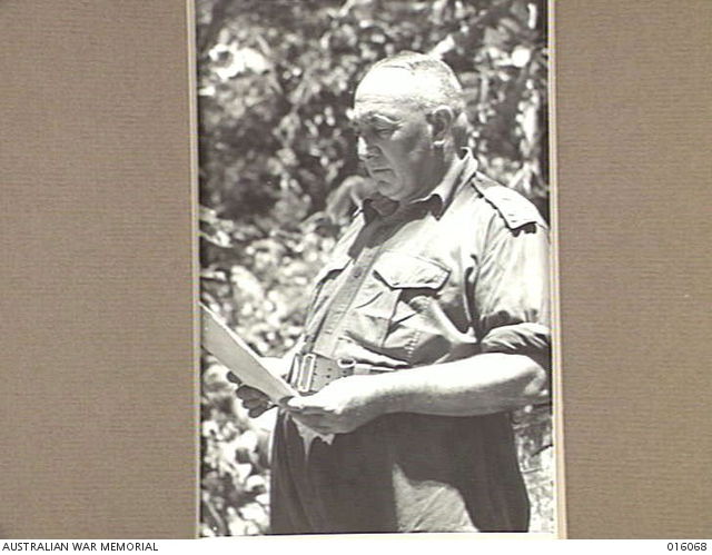 Informal portrait of Major-General G F Wootten, General-Officer ...