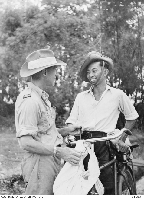 Dutch New Guinea. So intrigued with the sight of the Australian diggers ...