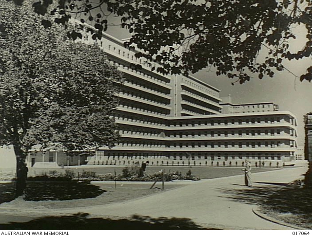 Exterior view of the new 1,000,000 pound Royal Melbourne Hospital ...