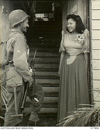 Philippines. Corporal Harry Phillips of San Francisco, California, is ...