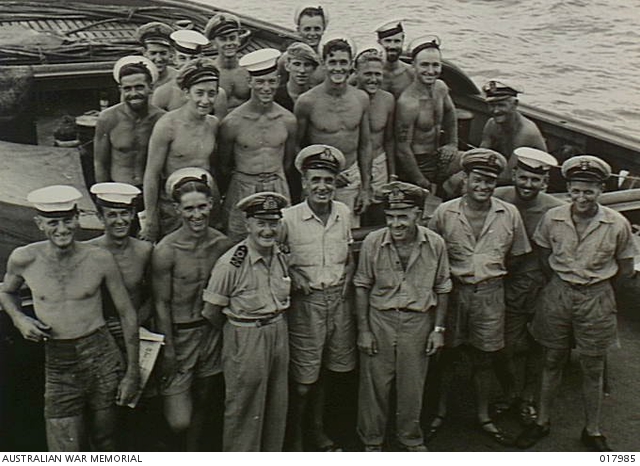 Philippines. Group portrait of Lieutenant Donald Morrison of Adelaide ...