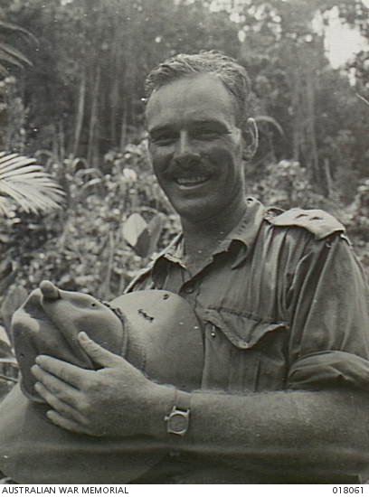 Aitape, New Guinea. Lieutenant Adrian Douglas of Deniliquin, NSW ...