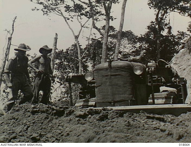 Aitape, New Guinea. Lieutenant (Lt) Adrian Douglas of Deniliquin, NSW ...