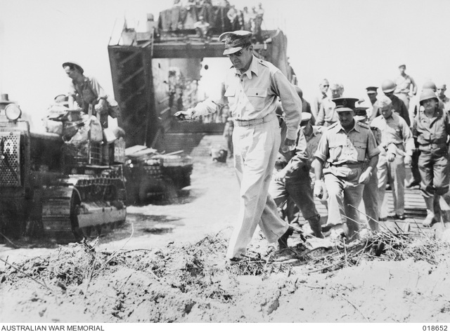 Labuan Island, Borneo. 10 June 1945. The Commander-in-Chief, South-West ...
