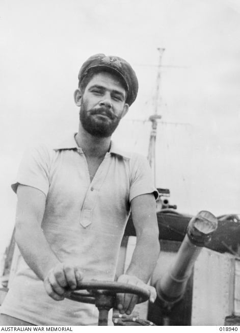 Sea of Japan. 6 August 1945. Lieutenant (Engineer) Bryn Mussared of ...