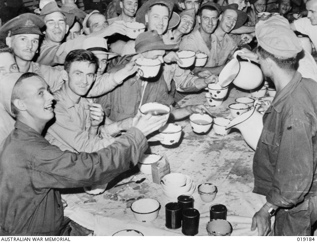 Yokohama, Japan. September 1945. The most welcome food and drink these ...