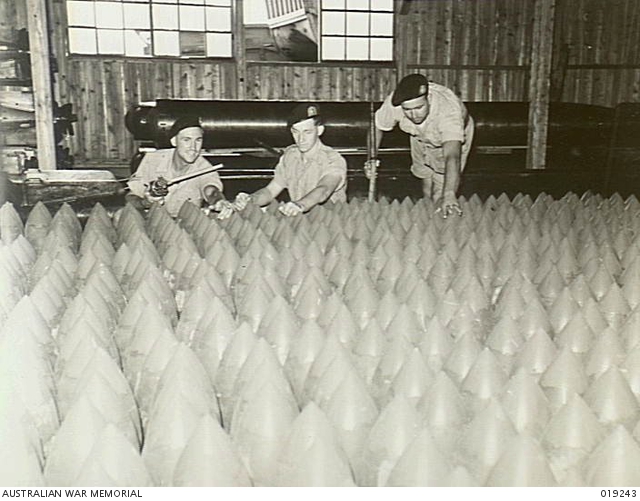 Yokosuka Naval Base, Japan. August 1945. Members of the British Landing ...