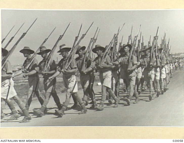 A section of the parade on the occasion of a Ceremonial March Past ...