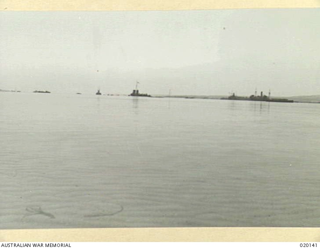 A general view of Tobruk Harbour, 26th Australian Infantry Brigade area ...