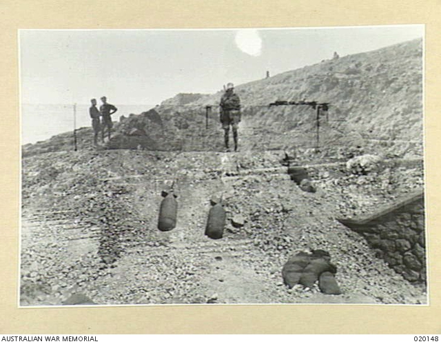 Scene near Tobruk in the 26th Australian Infantry Brigade area. Note ...