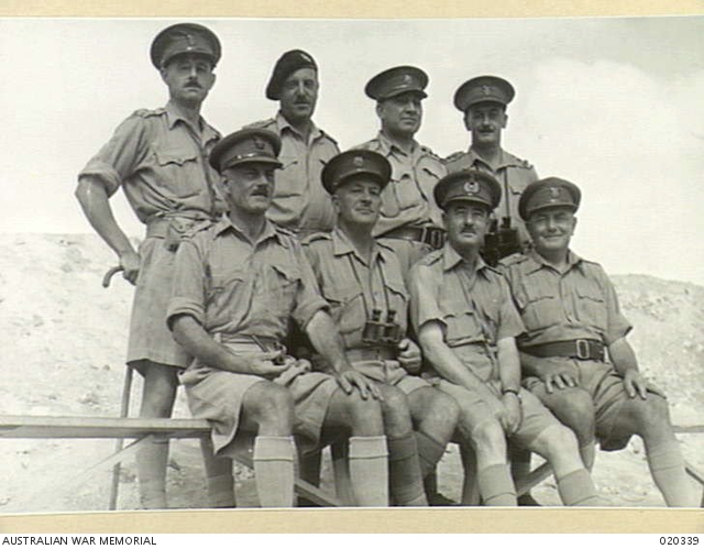 NX8 Major General Leslie James Morshead (front row, second from right ...