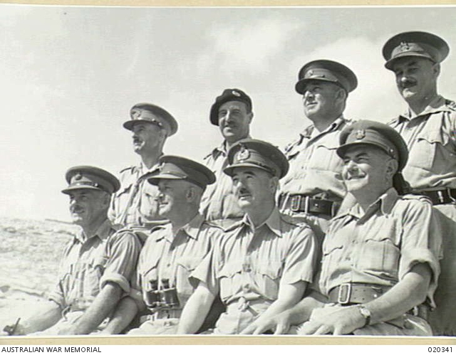 NX8 Major General Leslie James Morshead (front row, second from right ...
