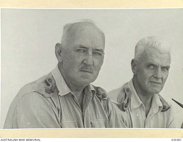 Colonel N. L Spiers, Commanding Officer, and VX14380 Lieutenant Colonel ...