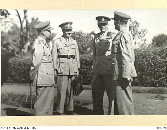 Four Generals of the 2nd Australian Imperial Force in the Middle East ...