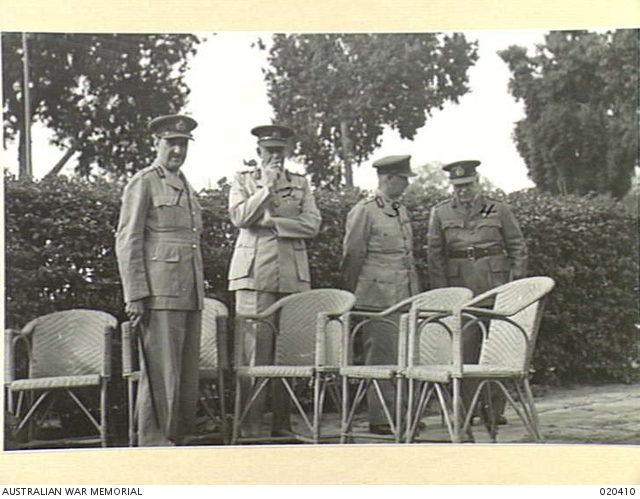 An informal picture of four Generals of the 2nd Australian Imperial ...