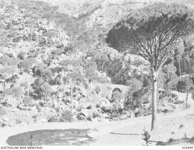 The landscape at Headquarters, 7th Division in Hammana, Syria ...