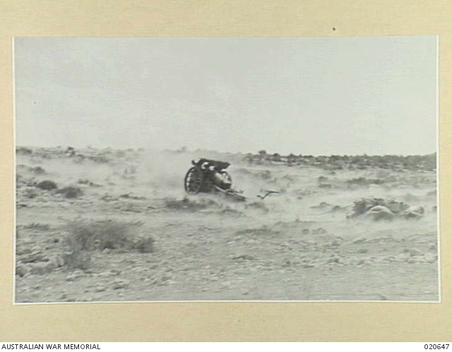 Because of faulty ammunition and premature bursts this captured Italian ...