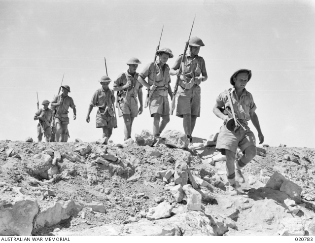 This patrol from the 2/13th Infantry Battalion makes its way cautiously ...