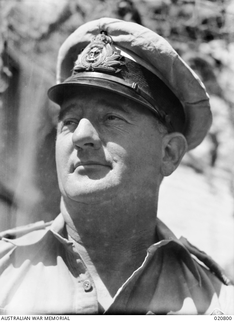 Informal portrait of Lieutenant (Lt) Alfred (Pedlar) Palmer DSC, Royal ...