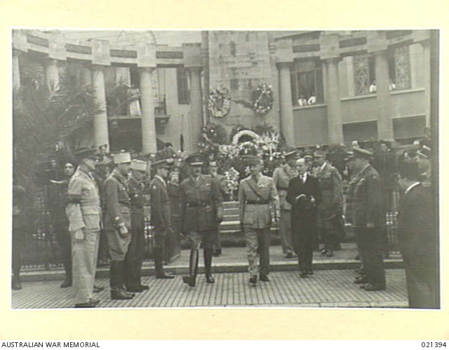 BEIRUT, SYRIA. 1941-11-11. LIEUTENANT-GENERAL J.D. LAVARACK AND GENERAL ...