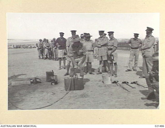 PALESTINE. 1941-11. THE COMMANDER-IN-CHIEF, MIDDLE EAST, GENERAL SIR ...