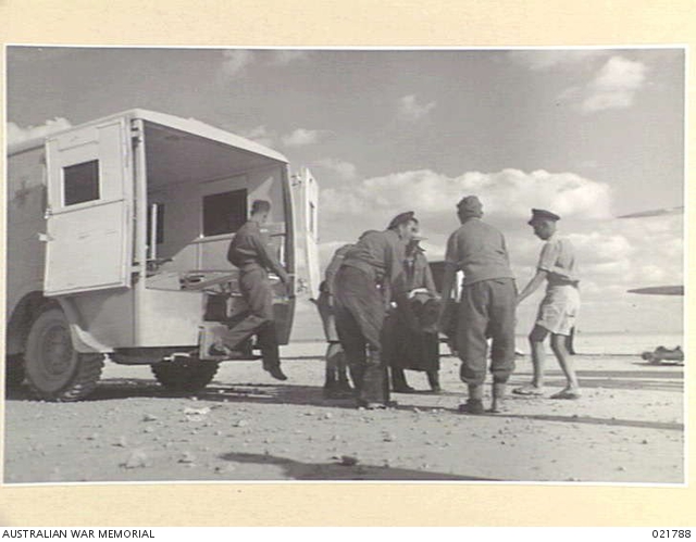 LIBYA. 1941-12. NO. 1 AIR AMBULANCE UNIT, RAAF PLAYED AN IMPORTANT PART ...