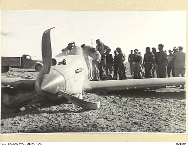 LIBYA. 1941-12. SERGEANT PILOT R.K. WILSON OF NO. 3 SQUADRON, RAAF ...