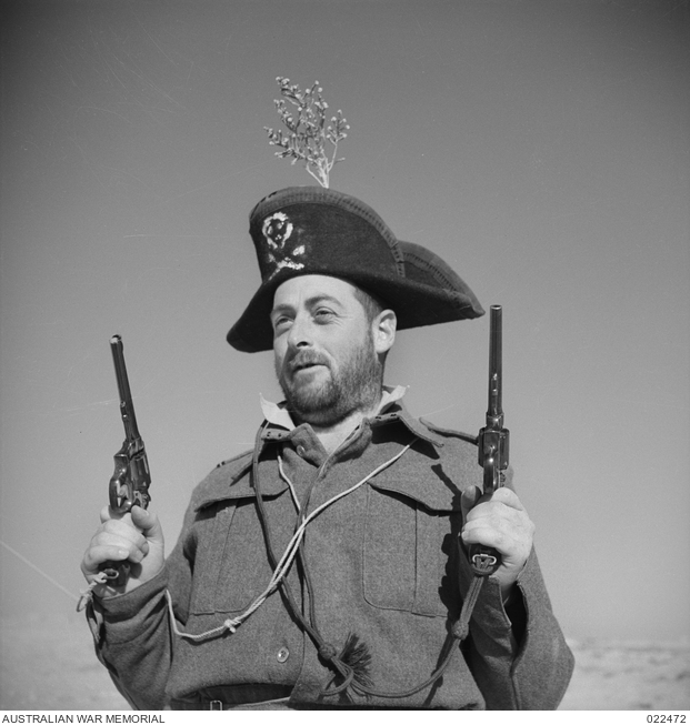LIBYA. 1941-2. FLYING OFFICER RONALD RONALDSON OF NO. 3 SQUADRON, RAAF ...