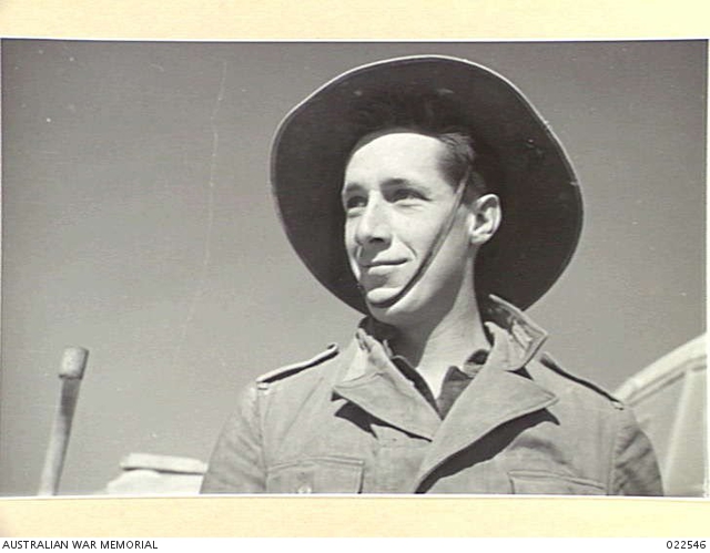 LIBYA. 1941-12. 24399 LEADING-AIRCRAFTMAN F.H. JAMES OF NO. 3 SQUADRON ...