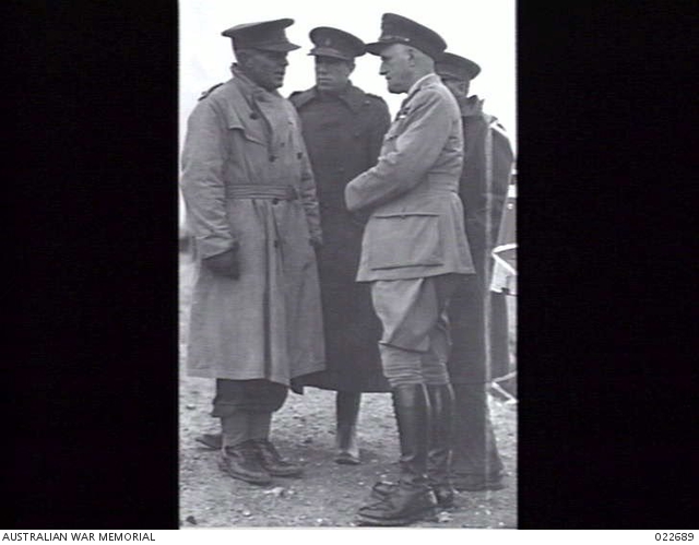 DJEDEIDE, SYRIA. 1941-12. MAJOR GENERAL V. W. ODLUM, THE CANADIAN HIGH ...