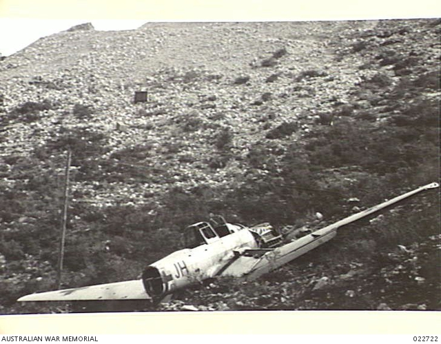 BARCE, LIBYA. 1942-01. ONE OF THE MANY STUKA DIVE BOMBERS THAT WERE ...