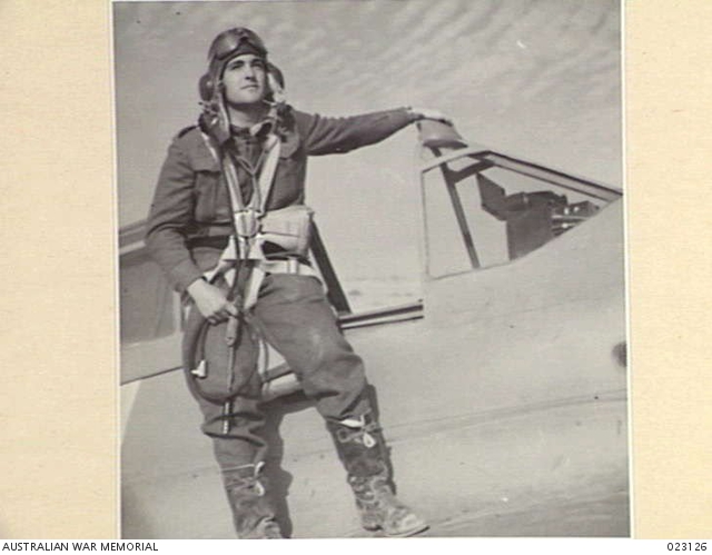 MSUS, LIBYA. 1942-01-08. SERGEANT R. PFEIFFER OF NO. 3 SQUADRON, RAAF ...