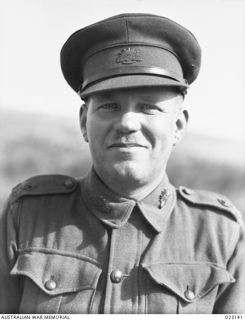 SYRIA. 1942-01. MAJOR J.E.M. CALDER OBE, OF THE 2/6TH FIELD COMPANY ...