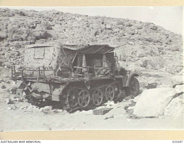 HALFAYA PASS, EGYPT. 1942-01. ENEMY EQUIPMENT TAKEN AT THE FALL OF THE ...