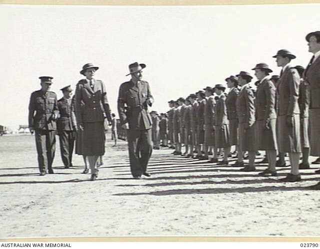 GAZA RIDGE, PALESTINE. 1942-02-24. A PARADE OF SISTERS AND MEMBERS OF ...