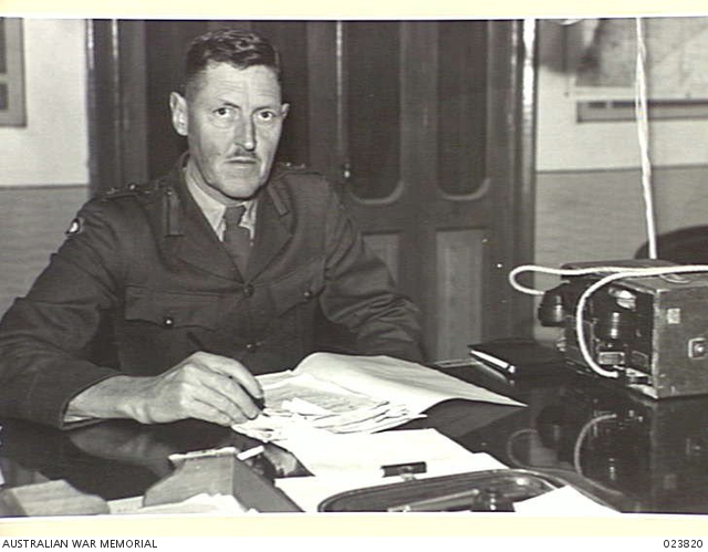 SYRIA. 1942-03. COLONEL B.V. PULVER, ASSISTANT ADJUTANT AND ...