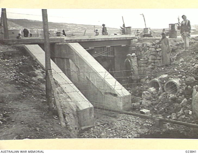 TRIPOLI, SYRIA. 1942-03. A VIEW OF A BRIDGE CONSTRUCTED BY SAPPERS OF ...