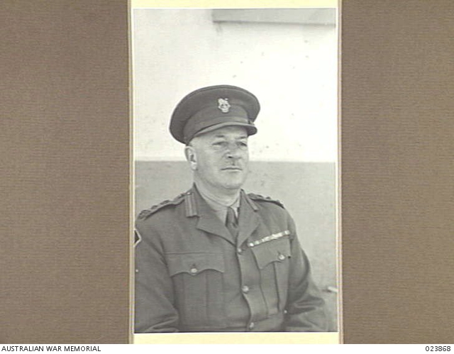 TRIPOLI, SYRIA. 1942-03. PORTRAIT OF BRIGADIER RAYMOND W. TOVELL, COMMANDING THE 26TH AUSTRALIAN ...
