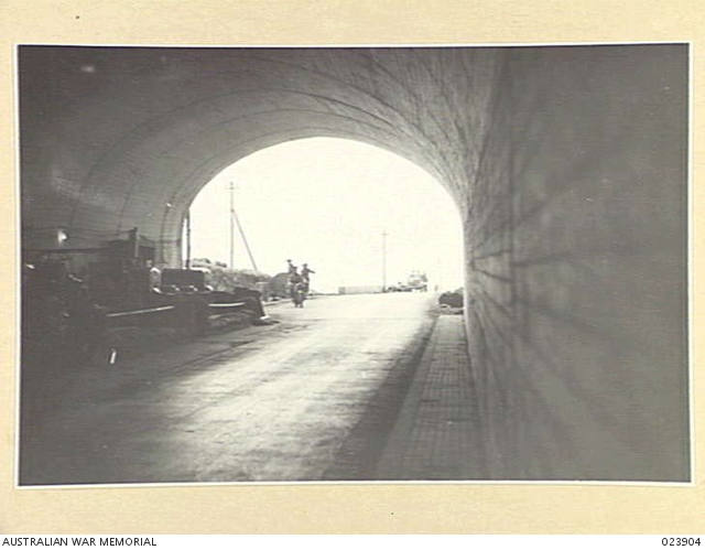 SYRIA. 1942-03. A VIEW FROM INSIDE THE CHEKKA TUNNEL AT THE NORTHERN ...