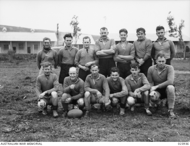 The 2/13th Field Company, Royal Australian Engineers rugby league team ...