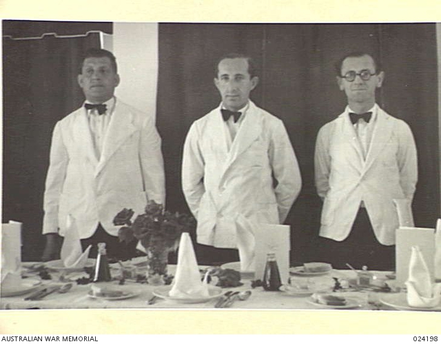GAZA, PALESTINE. 1942-05-14. THREE MEMBERS OF THE STAFF OF THE NEW ...