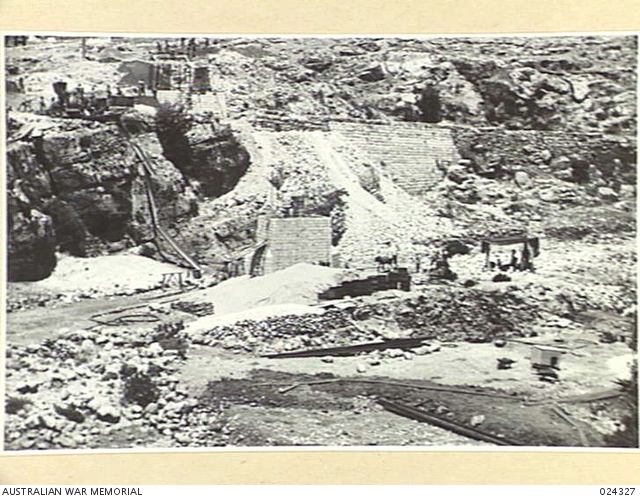 FIDAR, SYRIA. 1942-06-06. THIS PHOTO SHOWS PROGRESS OF THE WORK ON ...