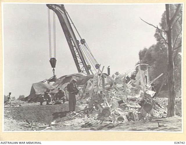 Early in August 1942, two rail trucks became detached from an ...