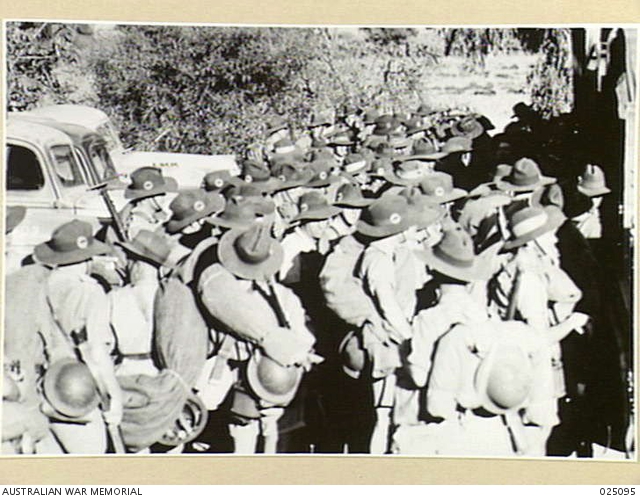 NUSEIRAT, PALESTINE. 1942-10-09. GROUP OF REINFORCEMENTS FOR 9TH ...
